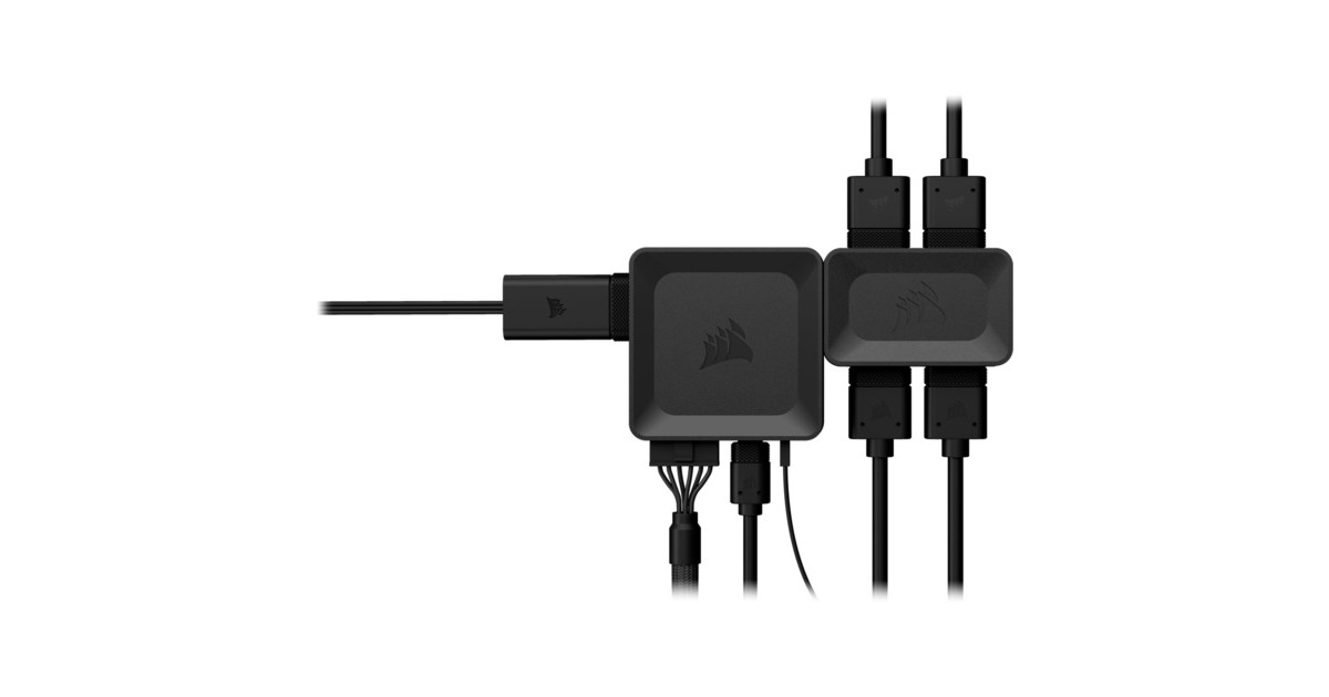 Corsair iCUE LINK GPU RGB Adapter Zwart Corsair iCUE LINK GPU RGB Adapter Zwart
