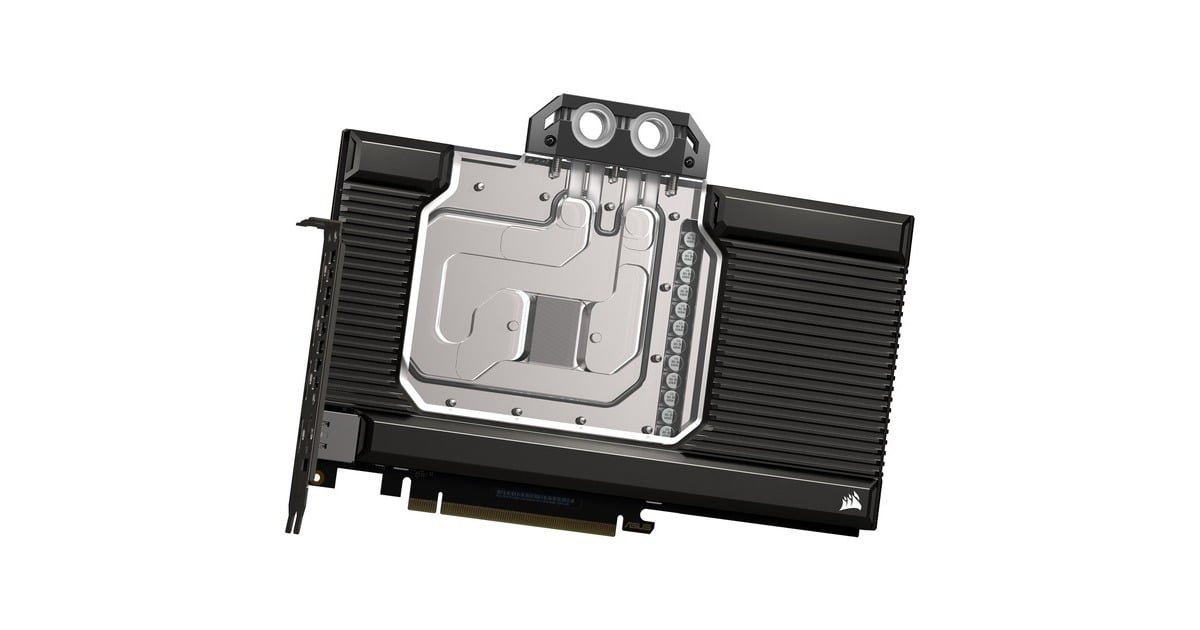 Corsair Hydro X Series iCUE LINK XG7 RGB 40-SERIES GPU Water Block (4090 STRIX/TUF) waterkoeling ...