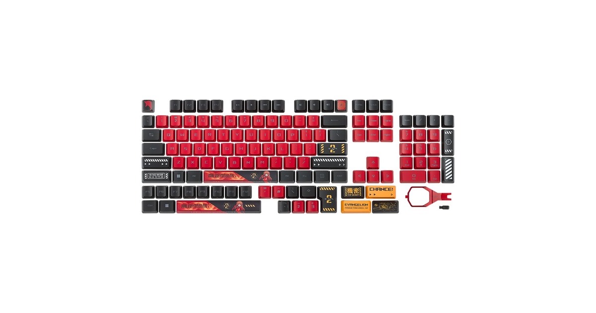 ASUS ROG Keycap Set For RX Switches EVA-02 Edition keycaps 127 stuks
