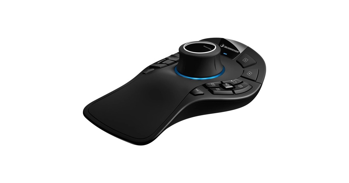 3DConnexion SpaceMouse Pro Wireless - Bluetooth Edition Zwart