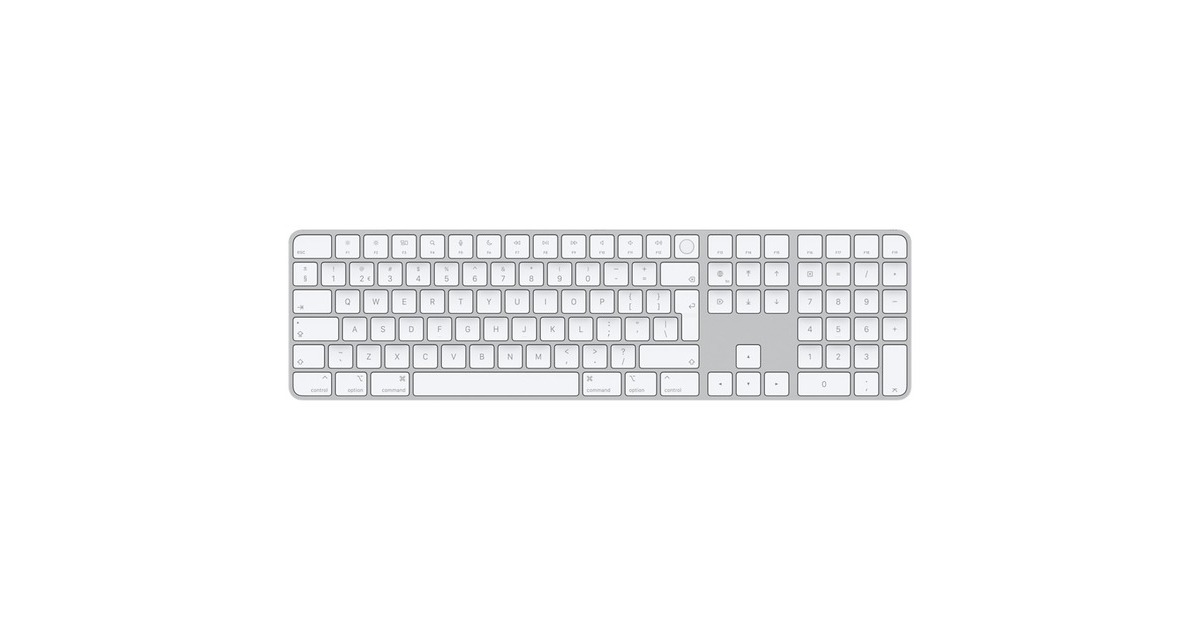Apple Magic Keyboard met Touch ID en numeriek toetsenblok voor Mac ...