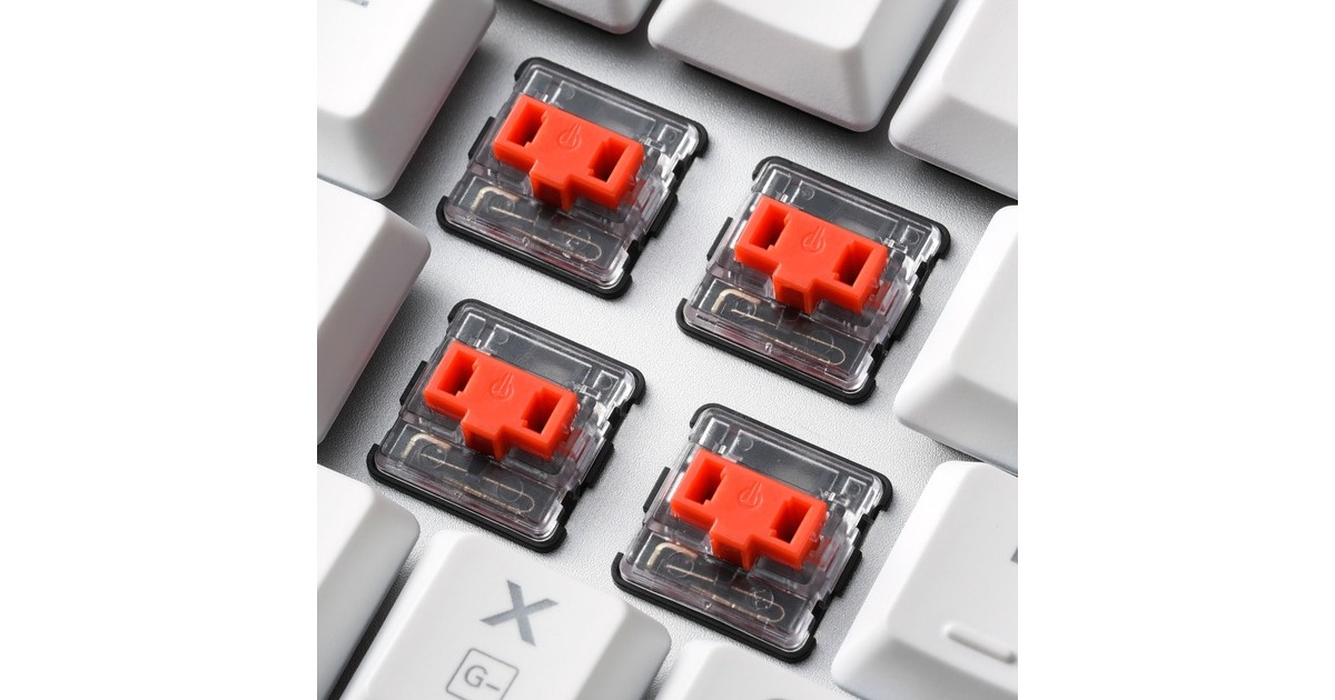 Sharkoon PureWriter RGB, gaming toetsenbord Wit, US lay-out, Kailh Choc ...