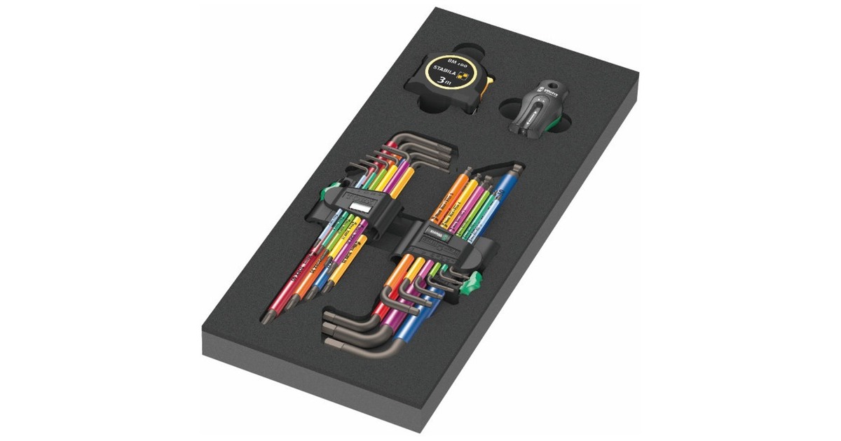 Wera 9700 Tool Rebel werkplaatswagen 1, 94-delig gereedschapswagen ...