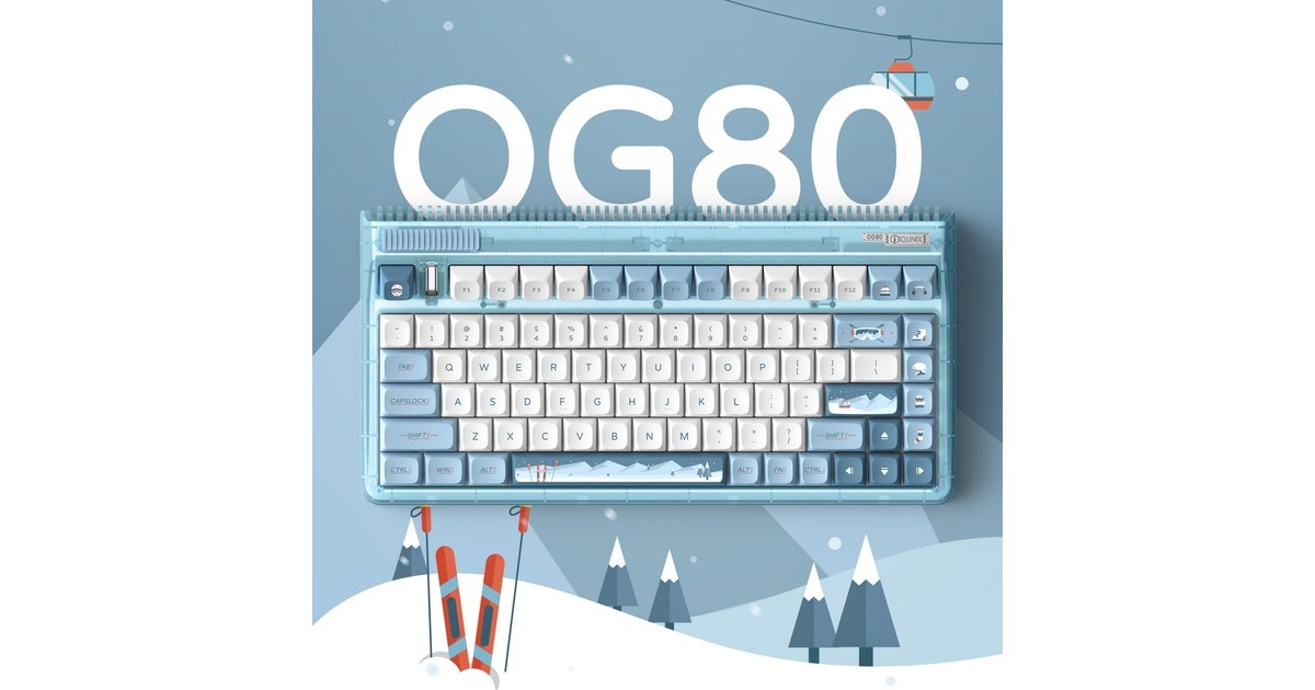 IQUNIX OG80 Wintertide Wireless Mechanical Keyboard, gaming toetsenbord ...