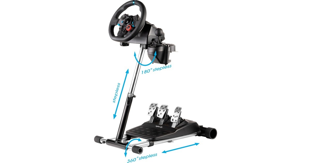 Wheel Stand Pro Deluxe V2 houder Zwart, Voor Logitech G29 / G920 / G27 ...
