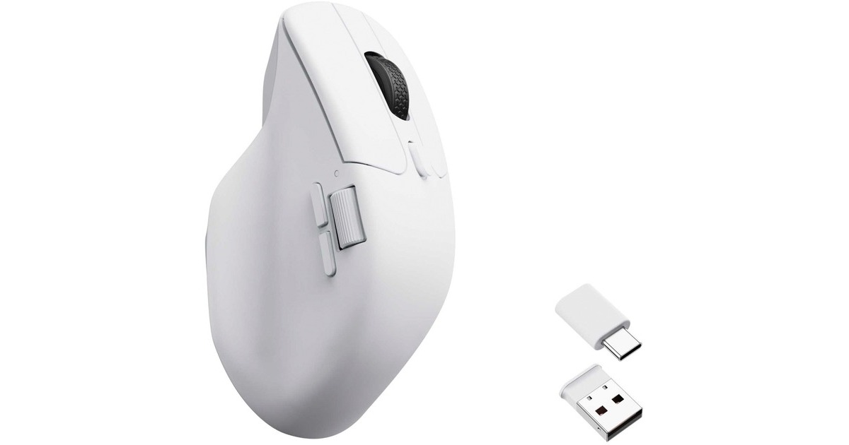 Keychron M6-A3 Wireless Mouse Wit, 26,000 DPI, USB-C / Bluetooth 5.1 ...