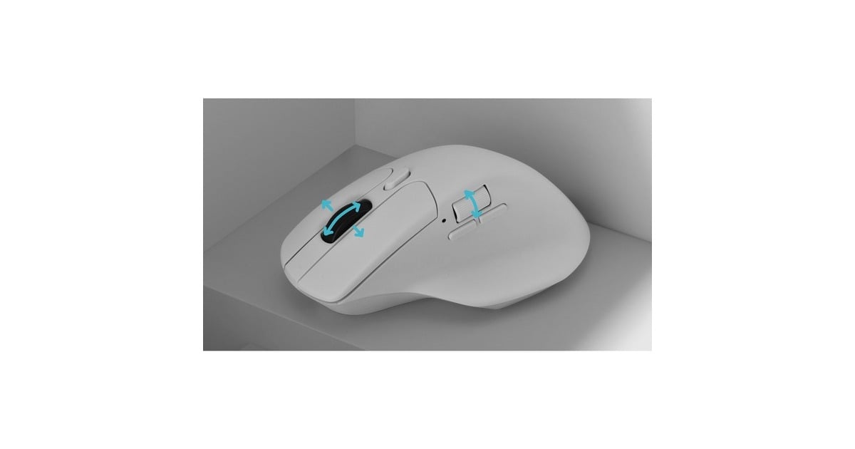 Keychron M6-A3 Wireless Mouse Wit, 26,000 DPI, USB-C / Bluetooth 5.1 ...