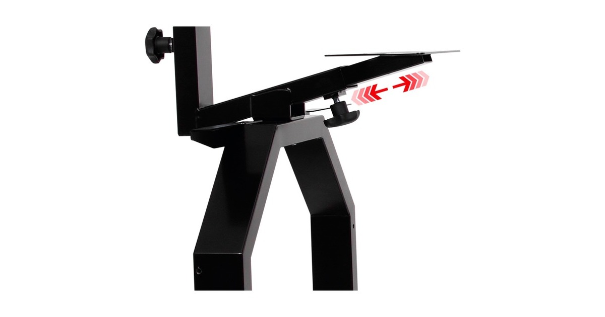 RaceRoom Game Seat RR 3055 racingsimulator Zwart/rood