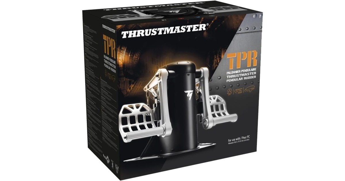 Thrustmaster TPR Pendular Rudder Systeem pedalen Zwart/metaal, Pc