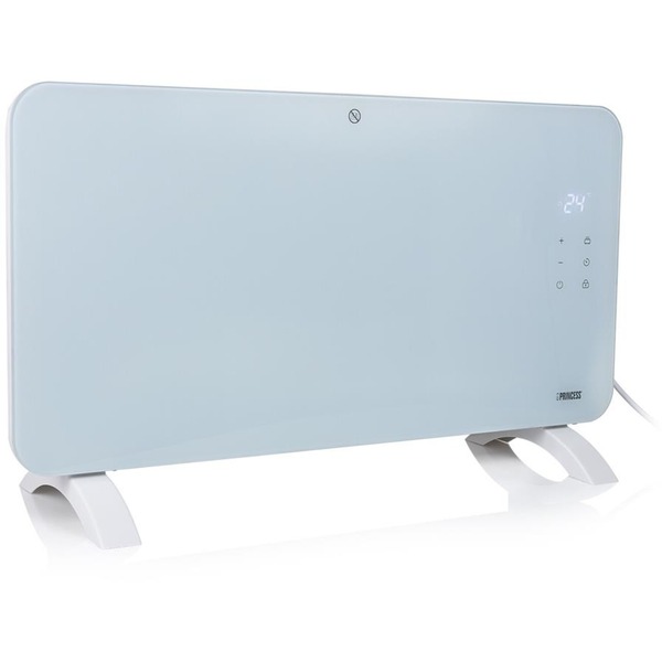 Princess Smart Glazen Paneelverwarmer 1500W convector Wit, Wi-Fi