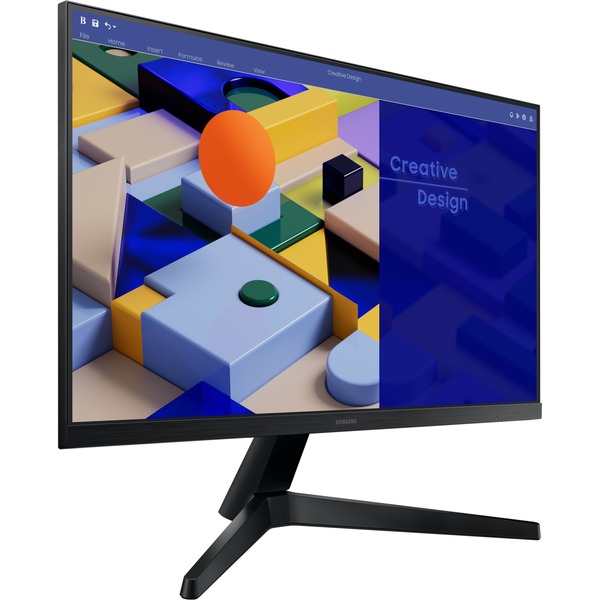 Samsung LS27C310EAUXEN 27" monitor Zwart, 75 Hz, VGA, HDMI, AMD FreeSync